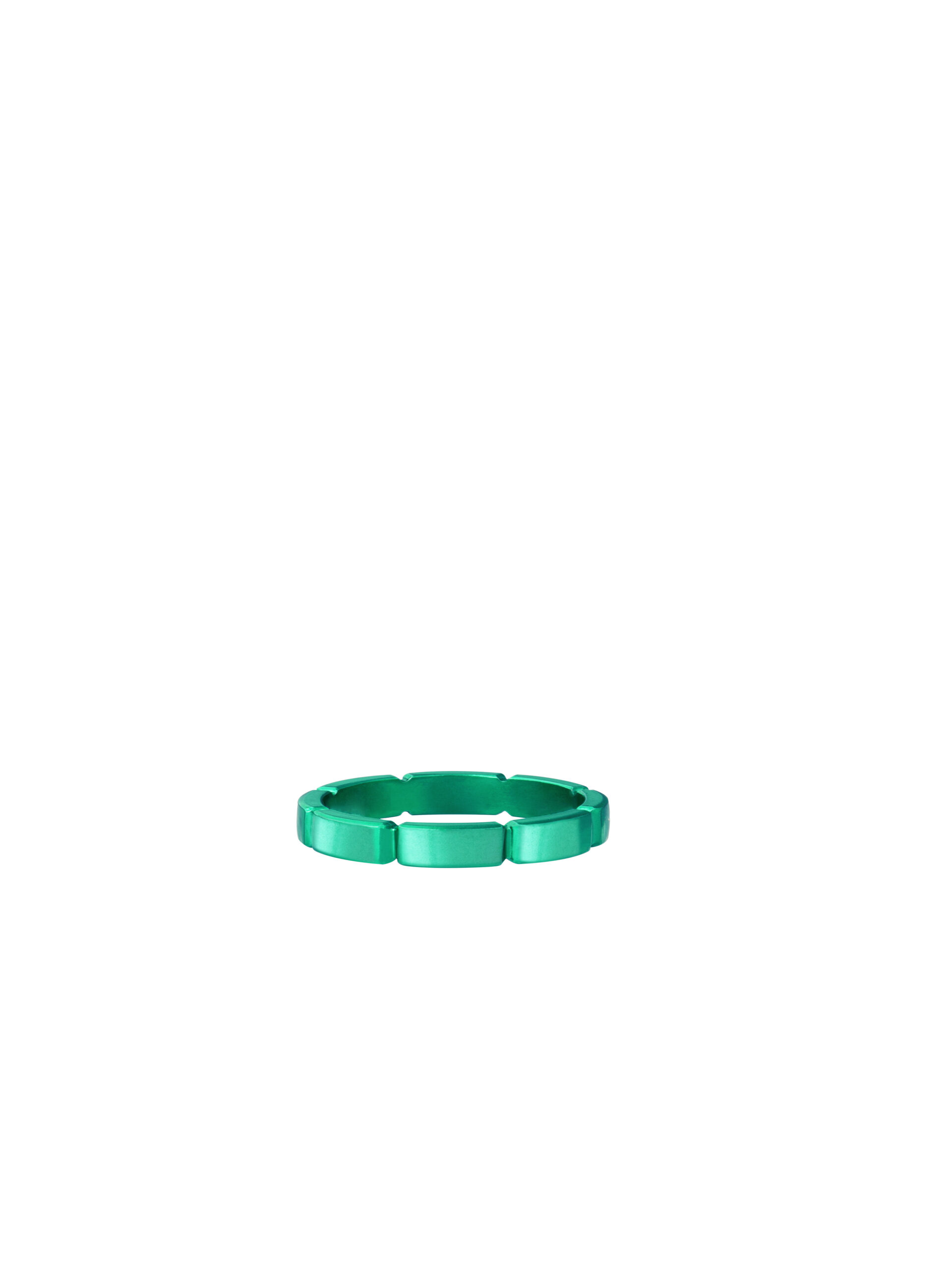 L’ego Ring – Emerald Green (Slim) - barbóra jewellery