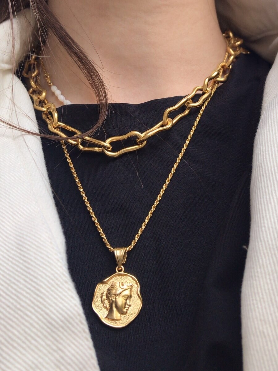Psyche Necklace Cord Chain - barbóra jewellery